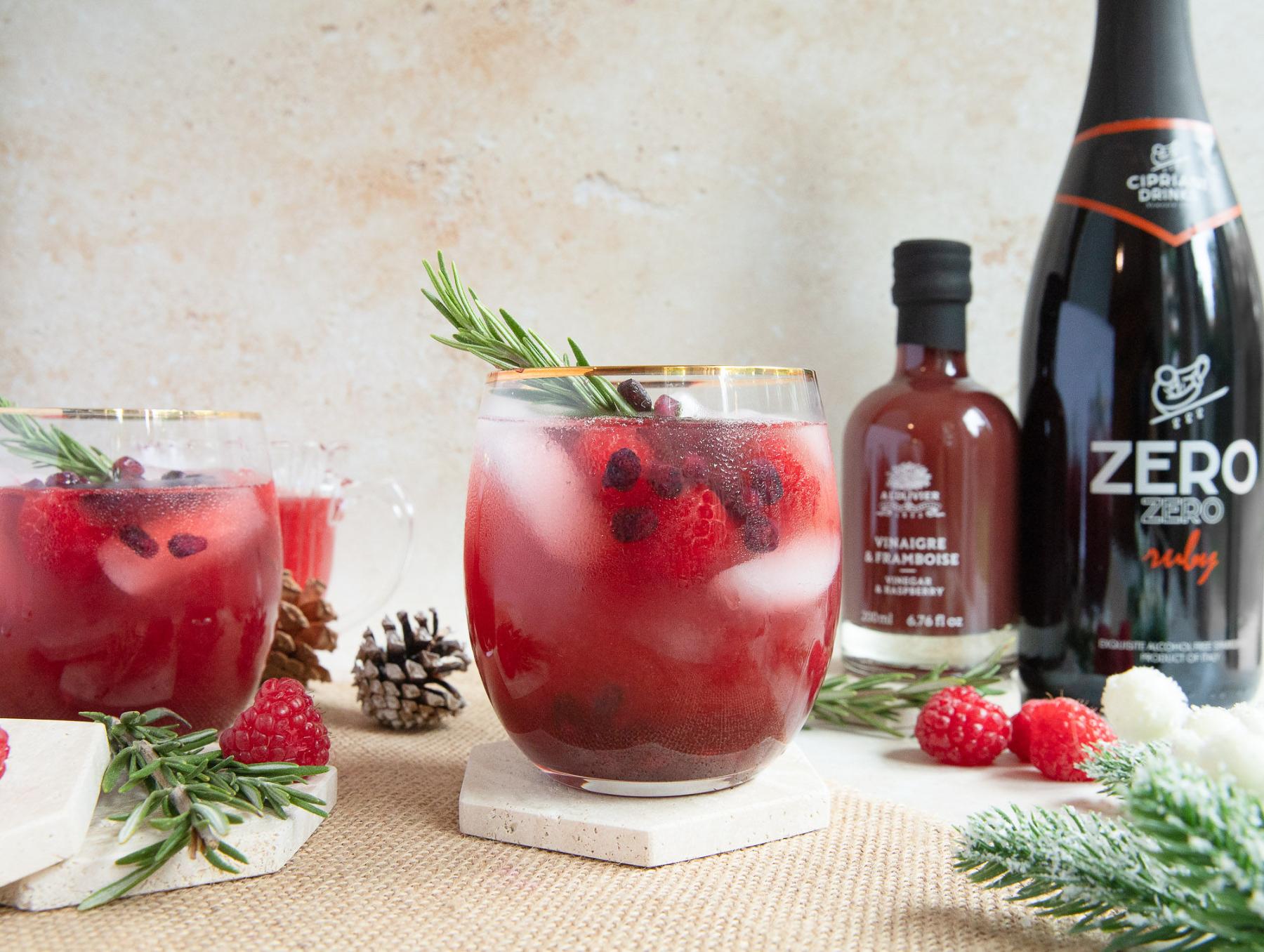 Recipe - Raspberry Pomegranate Mocktail